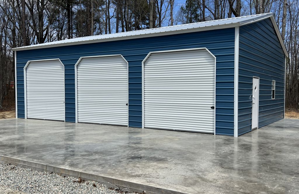 Brookstone Buildings - Fully Enclosed Garage 20' x 31' x 11'